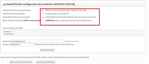 how to build postfix dovecot mail server with anti spam solutions on