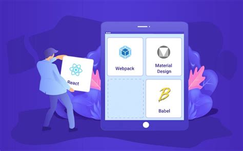 how to use reactjs with webpack 4 babel 7 and material design
