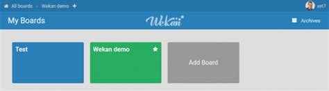 wekan the open source kanban board as alternative to trello