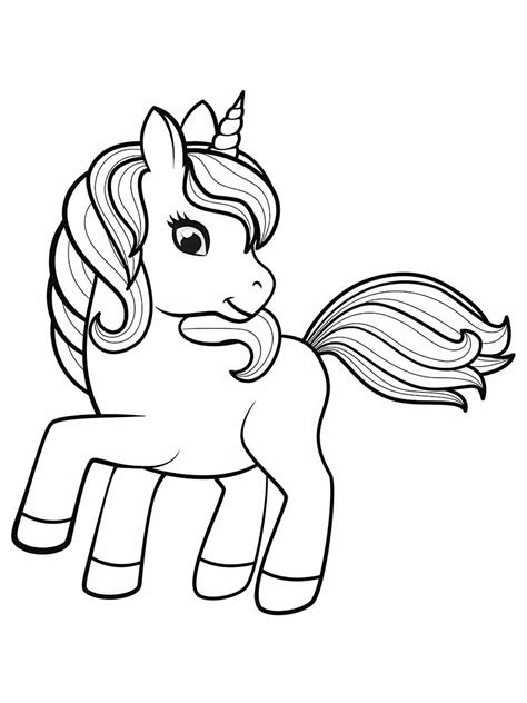 125 Desenhos De Unicórnios Para Colorir