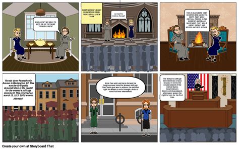 Womens Suffrage Storyboard By 439cbd27