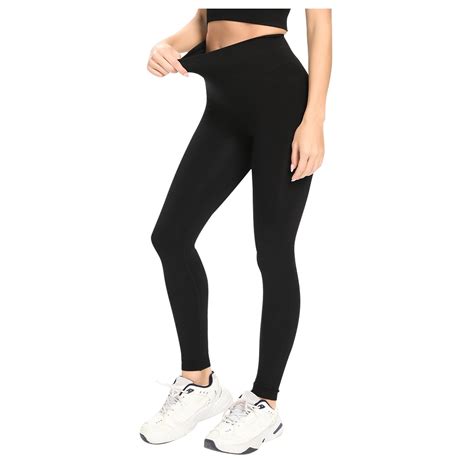 Hanas Pants Womens Casual Solid Color Tight High Waist Hip Raise Peach