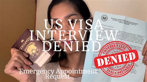 Us Visa Denied July 2022 Youtube