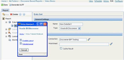 oracle bi publisher integration with oracle bi discoverer