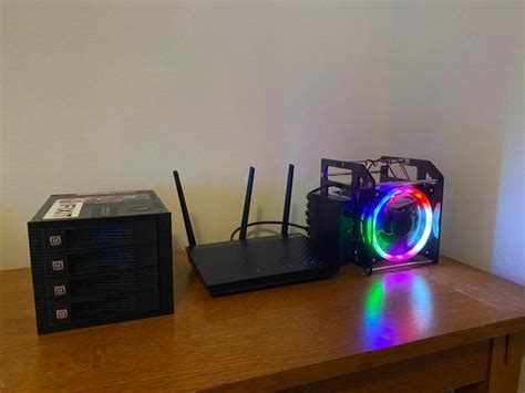 finished my raspberry pi mini server with built in ups