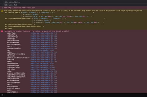 unhandled error during execution of scheduler flush · issue 7305
