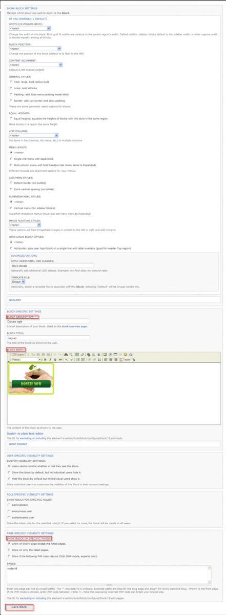 edit block drupal tutorial master drupal in 7 hours