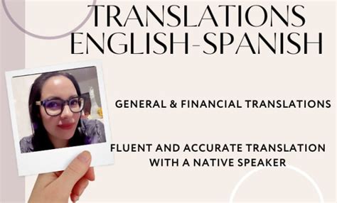 Provide Flawless Translations As A Spanish Native Speaker By