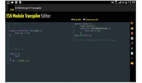ecmascript 6 transpiler editor amazon de appstore for android