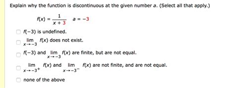 answered explain why the function is… bartleby