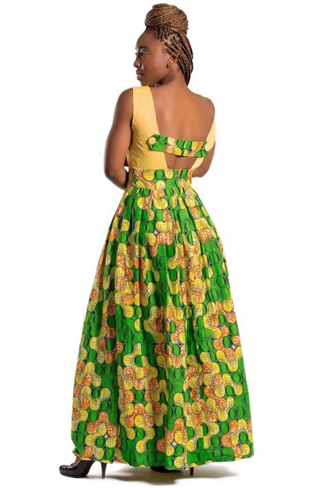 African Print Maxi Dress Ankara Maxi Dress African Clothing For