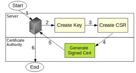 creating your own certificate authority and generating valid server certs