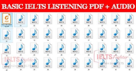 [pdf Audio] Basic Ielts Listening Sách Luyện Nghe Cho Beginner