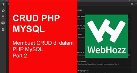 belajar php mysql membuat crud di dalam php mysql part 2