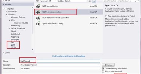 sample wcf application in c
