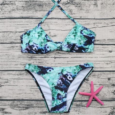 Sexy Bikinis Women 2018 Printed Floral Swimsuits Brazilian Push Up