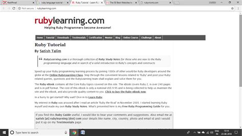 learn ruby 30 best ruby tutorials for programmers