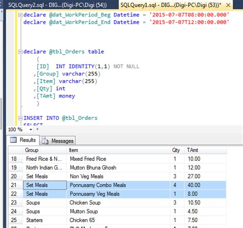 item sale report in sql v4 question sambaclub forum