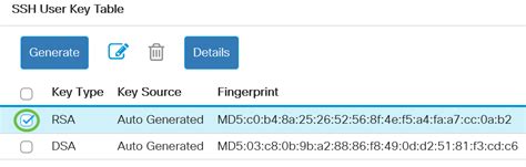 configuratie van secure shell ssh gebruikersverificatie instellingen