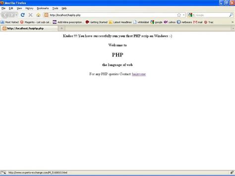 running your first php script on windows using xampp in