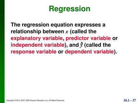 Ppt Chapter 10 Correlation And Regression Powerpoint Presentation