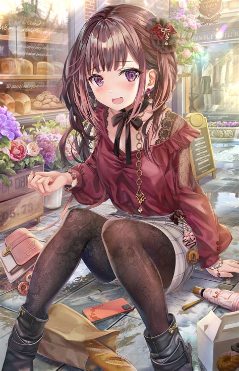 Wallpaper Anime Girls Digital Art Artwork 2d Portrait Display