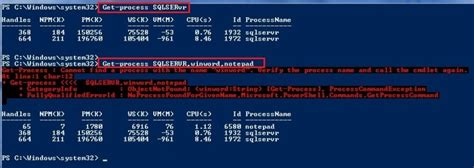 handling windows processes using windows powershell for