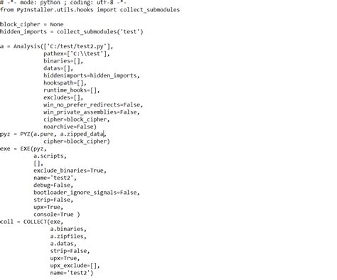 python import module with pyinstaller stack overflow
