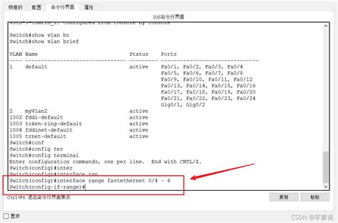 思科模拟器——命令行划分vlan（详解） 思科划分vlan命令 csdn博客