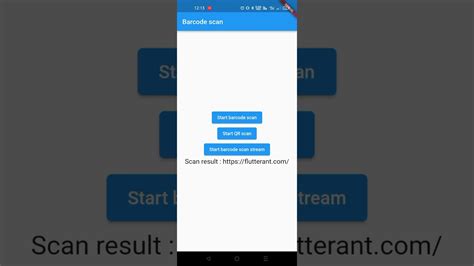 barcode qr code scanner in flutter youtube