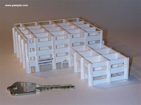 The Miniature Building Pop Up Card Kirigami Origamic Architecture