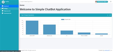 simple chatbot application using php with source code free source