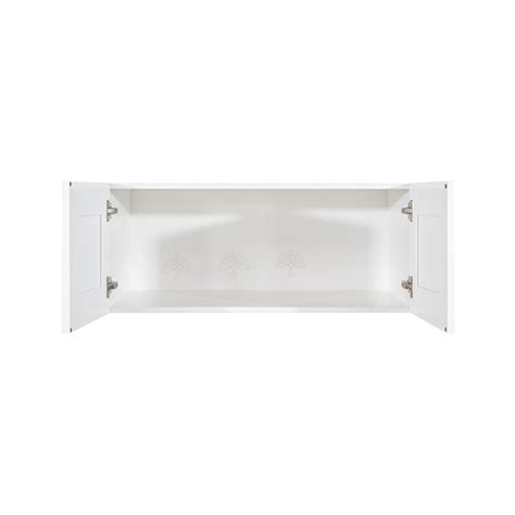 Essex Shaker Wall Cabinet W36 H18 D24 Glass Door Option Available