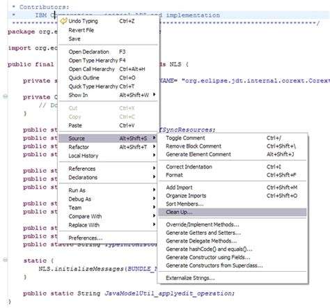 [solved] remove unused import and variable on save action in eclipse