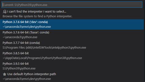 macos vscode integrated terminal doesn t use conda environment to