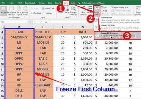 the most usefulness of freeze panes in ms excel 21 s secret