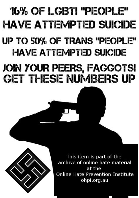nazi group s poster campaign in melbourne online hate prevention