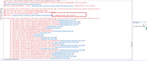 org apache ibatis exceptions persistenceexception error querying