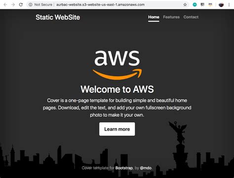 configure the s3 bucket for static website hosting workshop aws