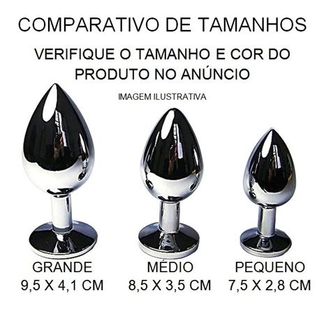 Plug Anal Metal Inox Pequeno 7 5 X 2 8 Cm Jóia Rosa C Bolsa Mercado