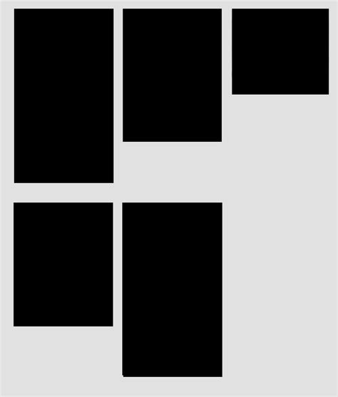 html css equal width images with variable heights