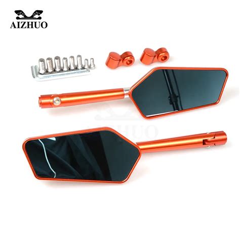 Universal Motorcycle Rearview Mirror Cnc Aluminum Rear View Mirror For