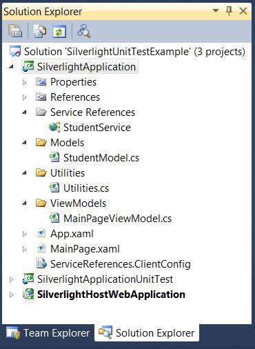 the unit test of silverlight applications with asynchronous service