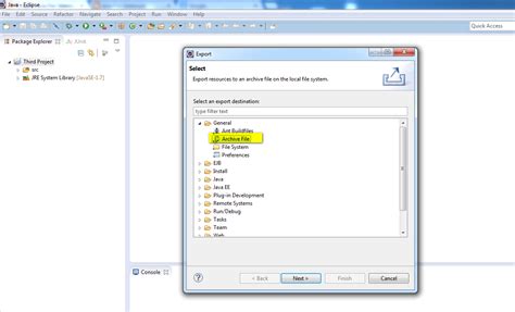 selenium by arun 67 exporting a java project from eclipse ide