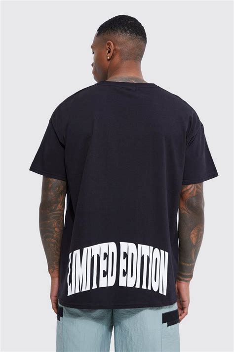Oversized Limited Edition Graffiti T Shirt Boohoo Uk