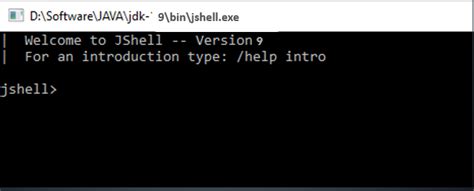 jshell java 9 java 9 repl and jshell in java 9 javagoal