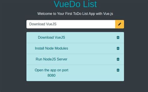 todo vue js examples