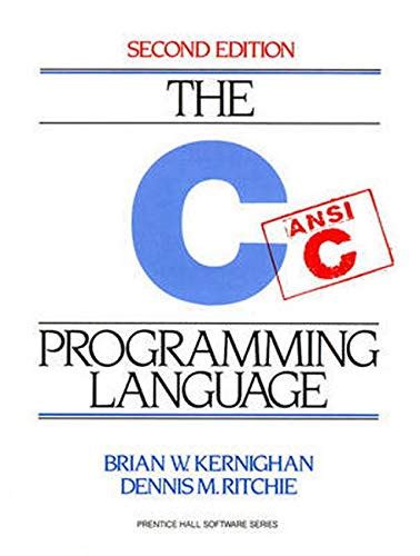 c programming language 2nd edition brian w kernighan