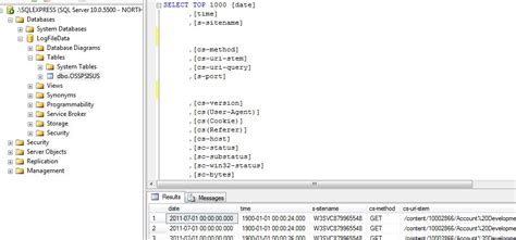 use powershell to collect store and parse iis log data scripting blog