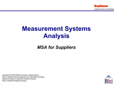 Measure System Analysis And Gauge Repeatability And Reproducibility Ppt